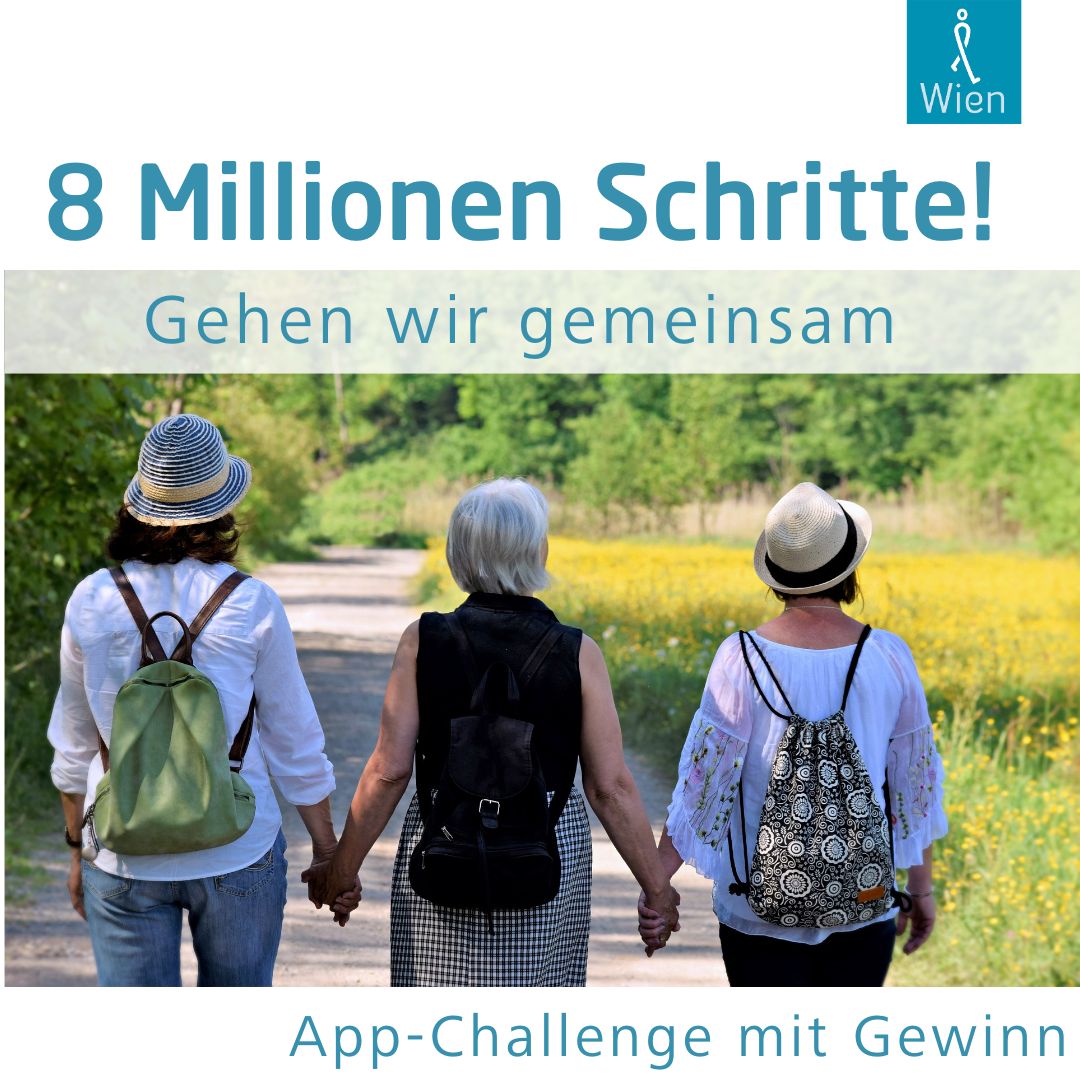 Gehen wir gemeinsam 8 Millionen Schritte! - Wien zu Fuß